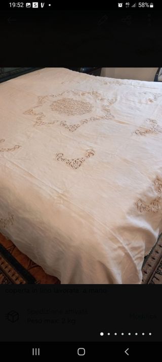 lotto di coperta e tovaglia