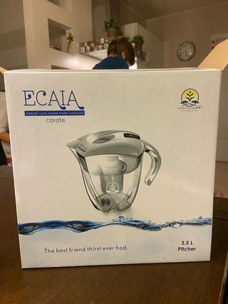 caraffa ionizzatore acqua e 2 cartucce ricambio