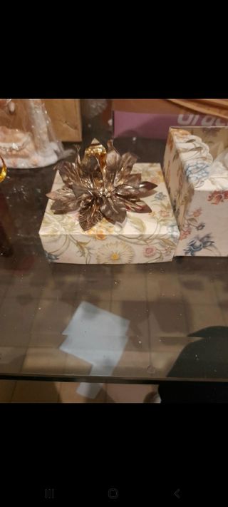 Portacandele in Silver Plate 