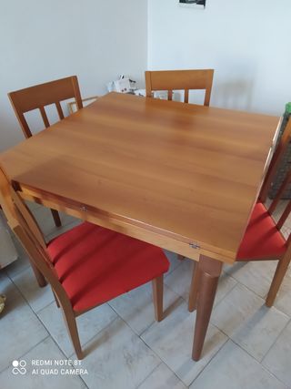Tavolo con 4 sedie 