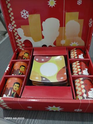 completo 6 tazzine e piattini 