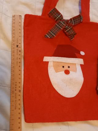 Sacchetti con Babbo Natale per regali