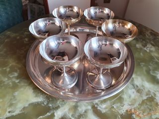 Set di calici da champagne vintage