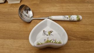 cucchiaio con porta cucchiaio 