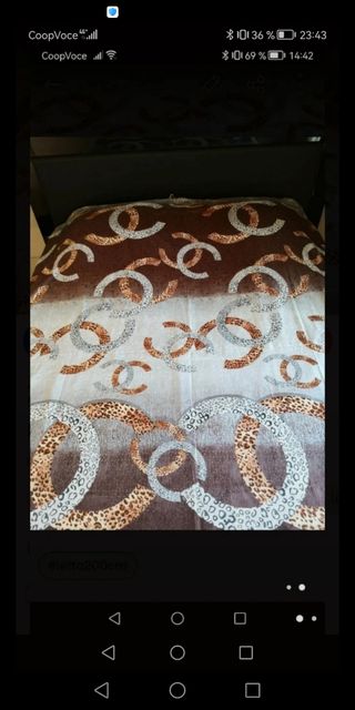 Lenzuolo matrimoniale. 