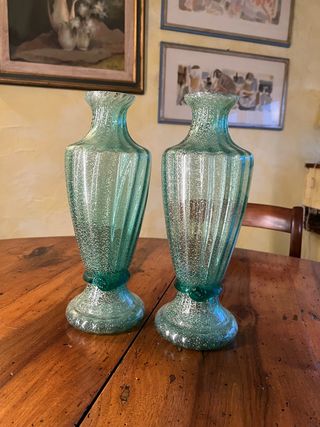 Vasi antichi base per lampade da tavolo in vetro