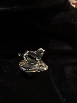 Segno zodiacale del Leone in cristallo