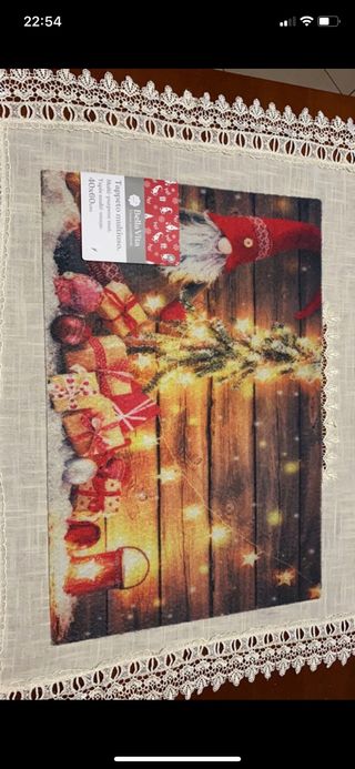 Tappeto antiscivolo natalizio 