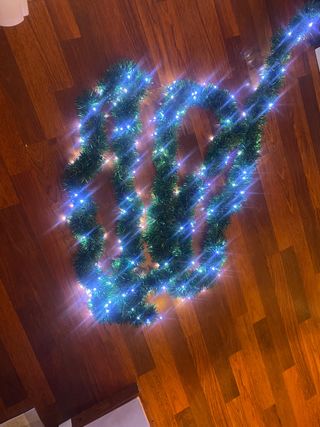 Ghirlanda con led bianchi per esterno