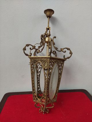 Lanterna da soffitto in ottone