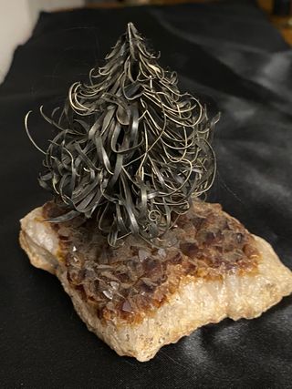 Albero di Natale argento
