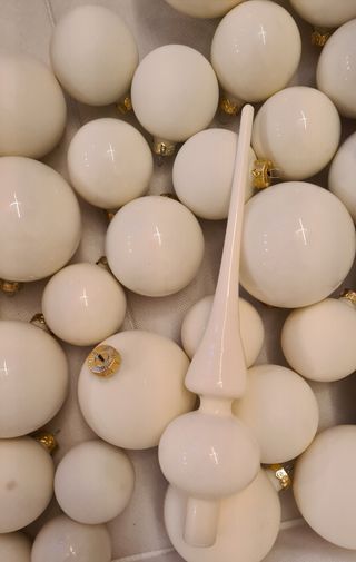 Set 40 palline di Natale e puntale per Albero