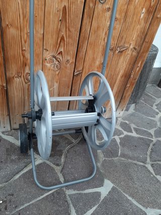 avvolgi pompa da giardino in alluminio nuova