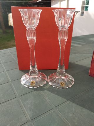 2 candelieri cristallo