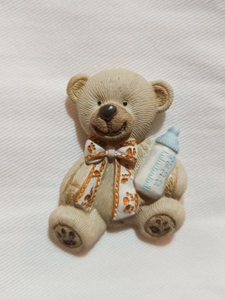 Magnete orsetto vintage - bomboniera battesimo