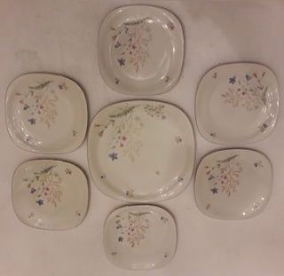 Set da dessert o antipasto di sei piattini Bavaria