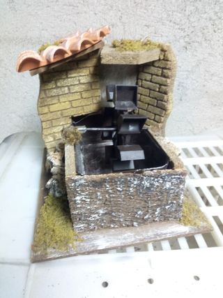 mulino ad acqua per presepe 