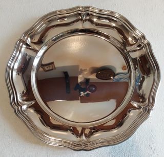 Piatto in argento 800 da 633 grammi