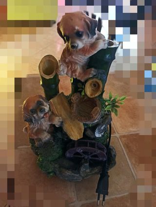 Statua di Resina con motore ad acqua Funzionante