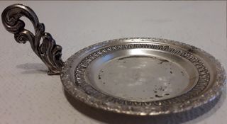 Portalumino vintage in argento 1000