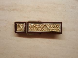 molletta fermacarte intarsiata in madreperla