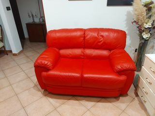 Divano 2 posti Rosso