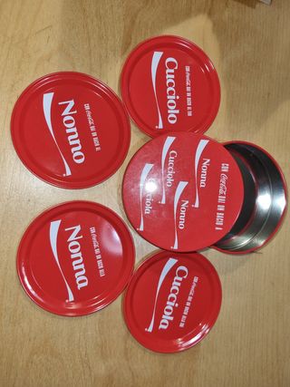 sottobicchieri coca-cola