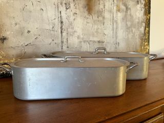 Coppia di pentole per pesce 