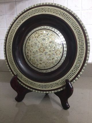 Piatto Decorativo legno vintage