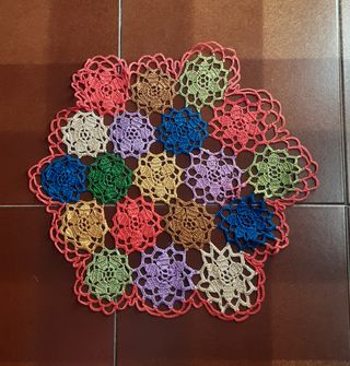 Allegro centrino😍laborioso multicolore cm 35