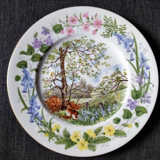piatto coalport Woodland Seasons Spring 