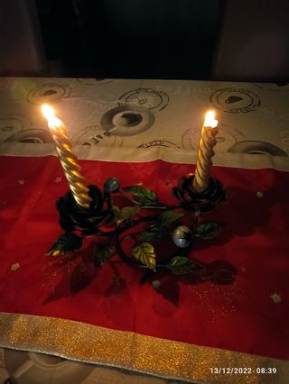 candelabro natalizio 