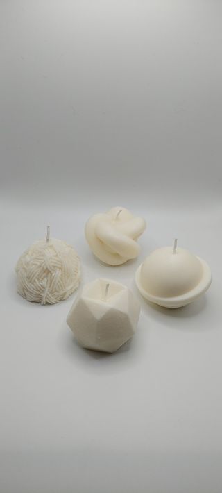 Candelina profumata in cera di soia 