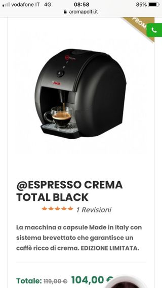 macchina caffè espresso 