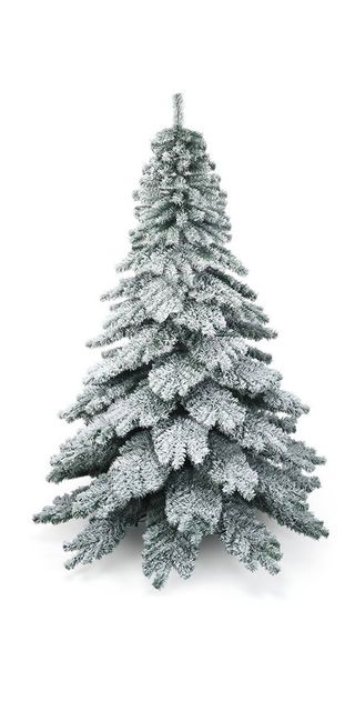 Stupendo e mai usato albero di Natale innevato