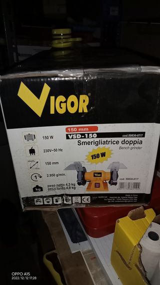Smerigliatrice doppia Vigor 