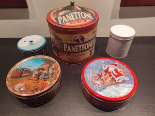 Vecchie Scatole in Latta