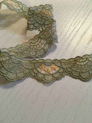 10 metri nastro verde salvia