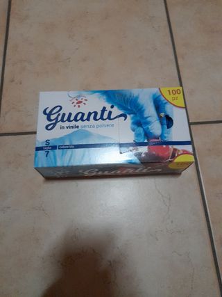 guanti in vinile 