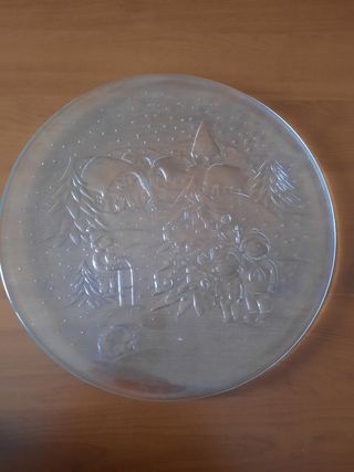 Piatto vetro lavorato