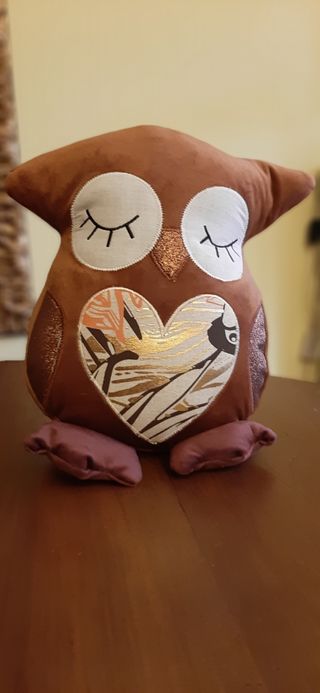 Gufo in stoffa fermaporta