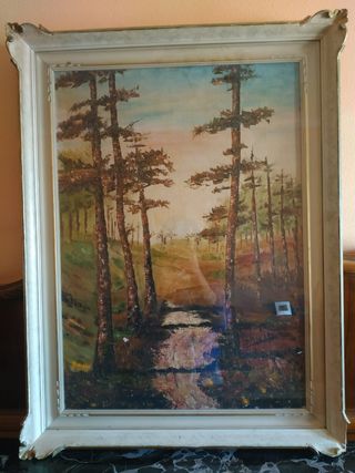 quadro con paesaggio 