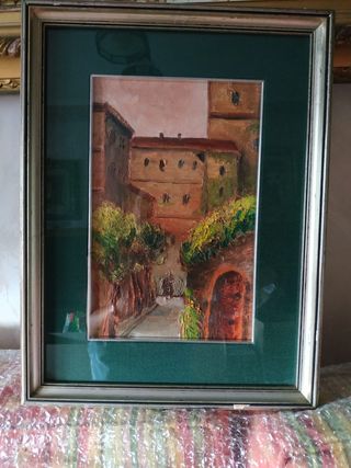Quadro con paesaggio 