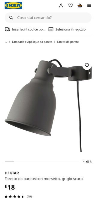 Faretto Hektar, Ikea