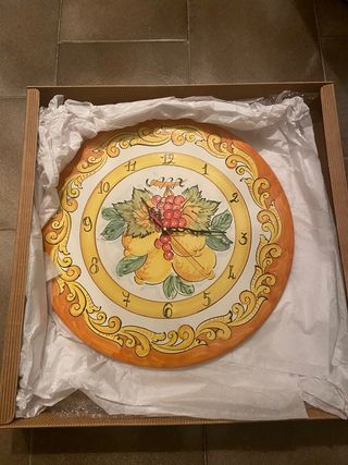 Orologio da parete Ceramiche Vietresi 