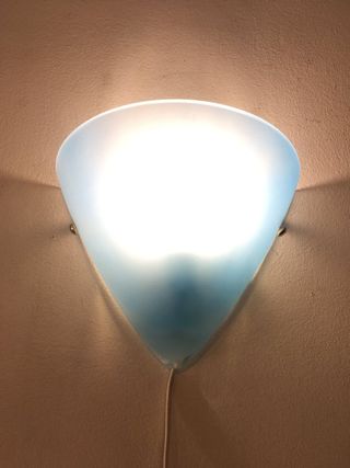 Aplic vetro soffiato azzurro