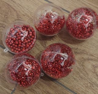 5 palle albero di natale 