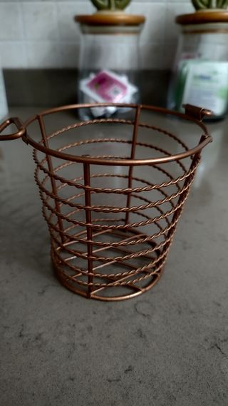 cestino in rame