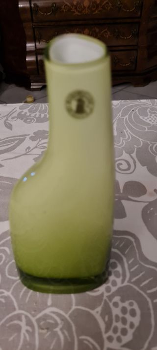 vaso in vetro hand made