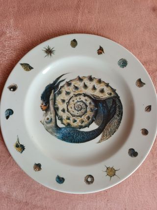 piatto decorativo in ceramica